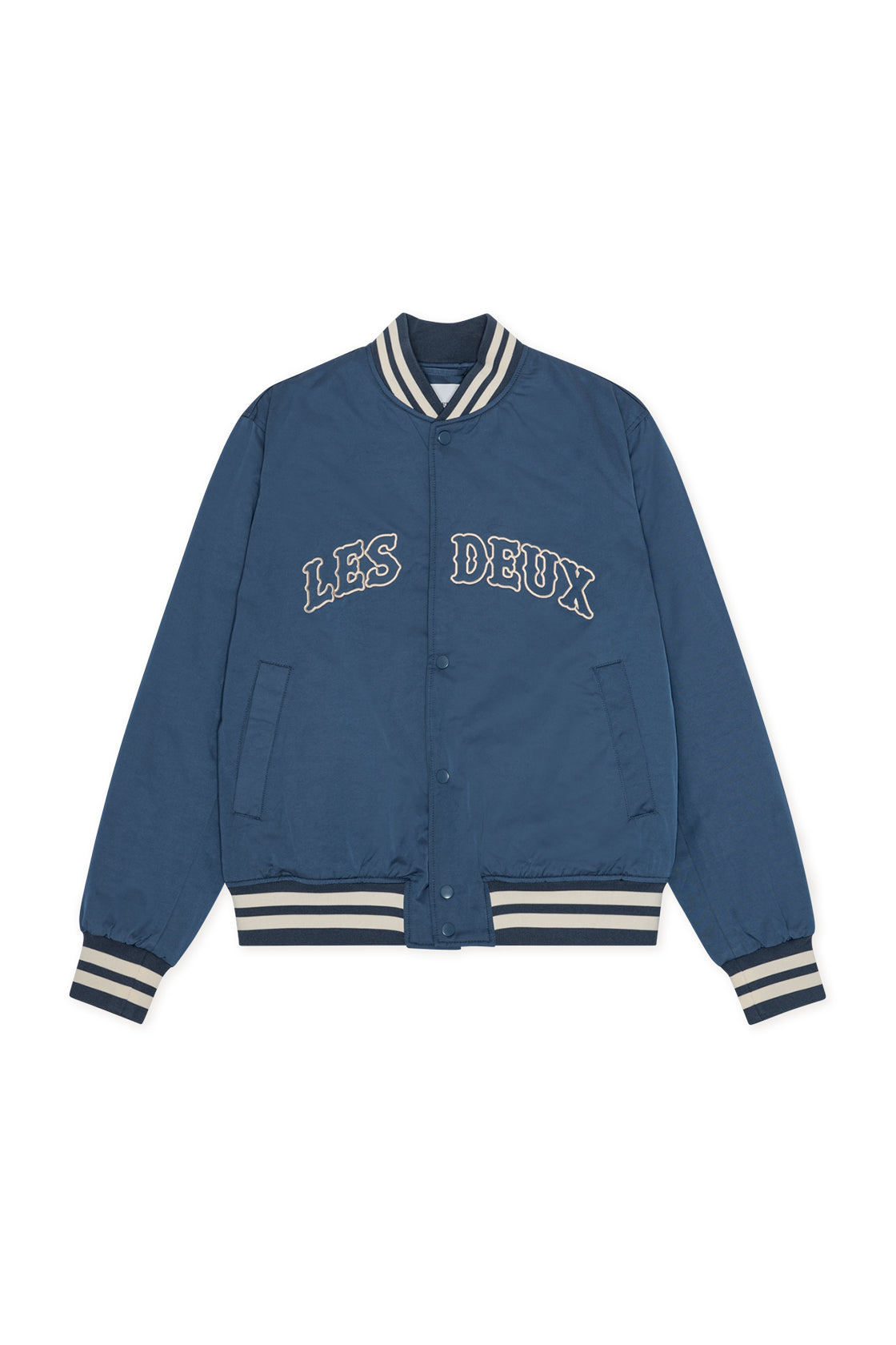 Les Deux Varsity Tech Jacket Dark Denim – routleys.com.au