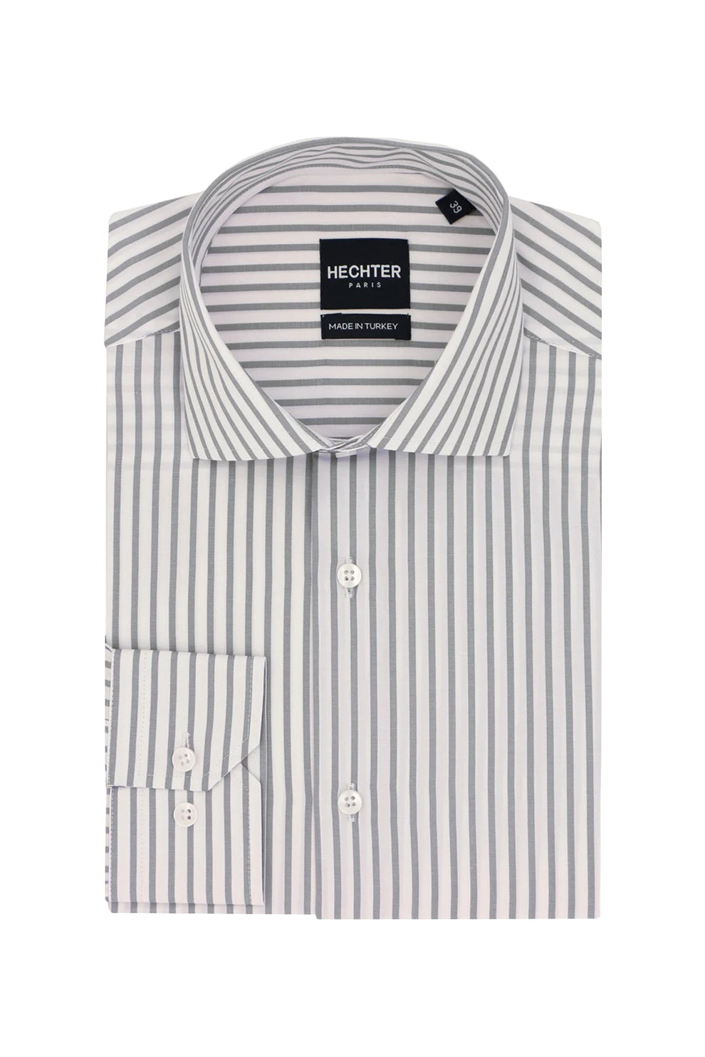 Daniel Hechter Jacque Stripe Business Shirt Grey – routleys.com.au