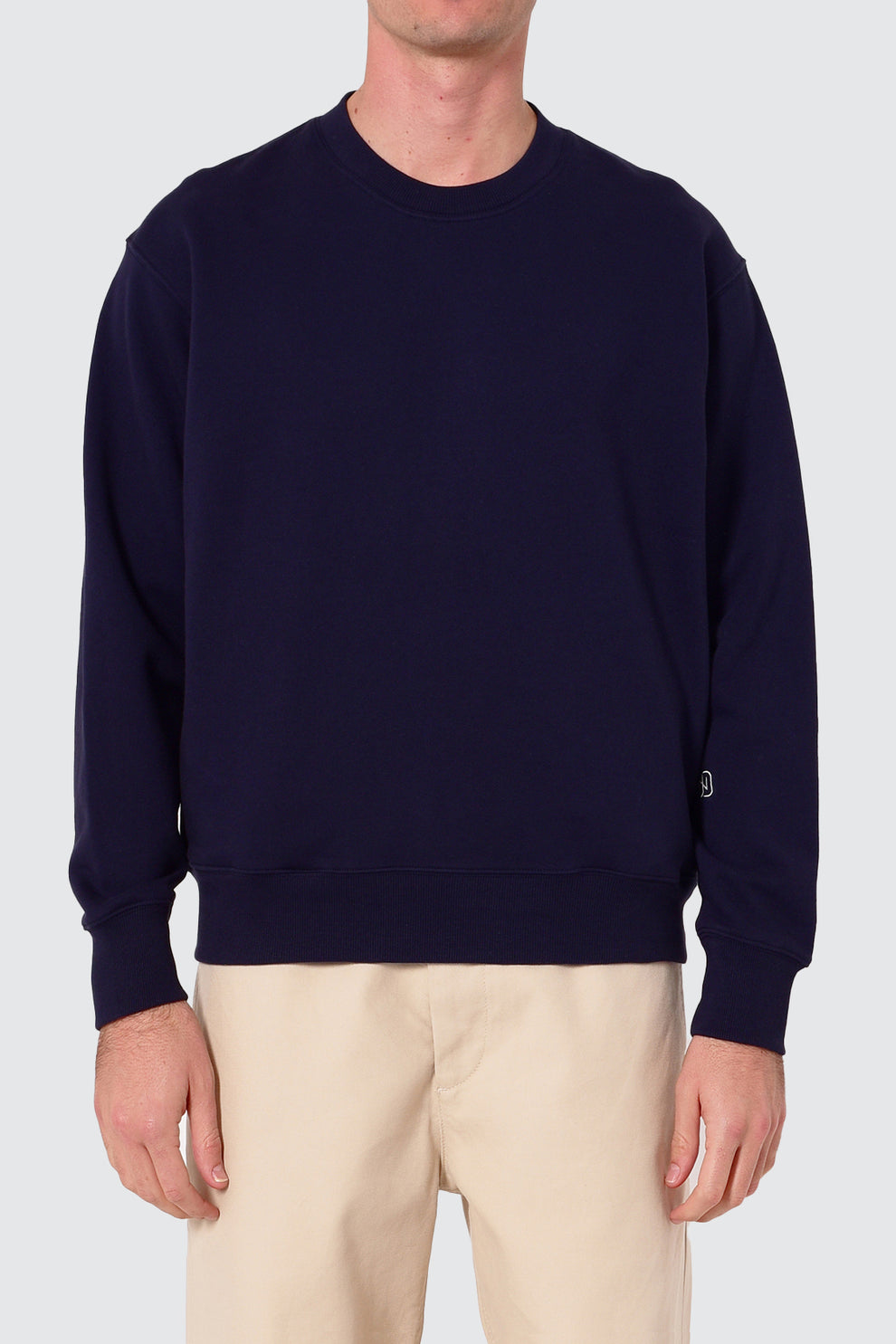 Neuw Embroidery Crew Navy – routleys.com.au