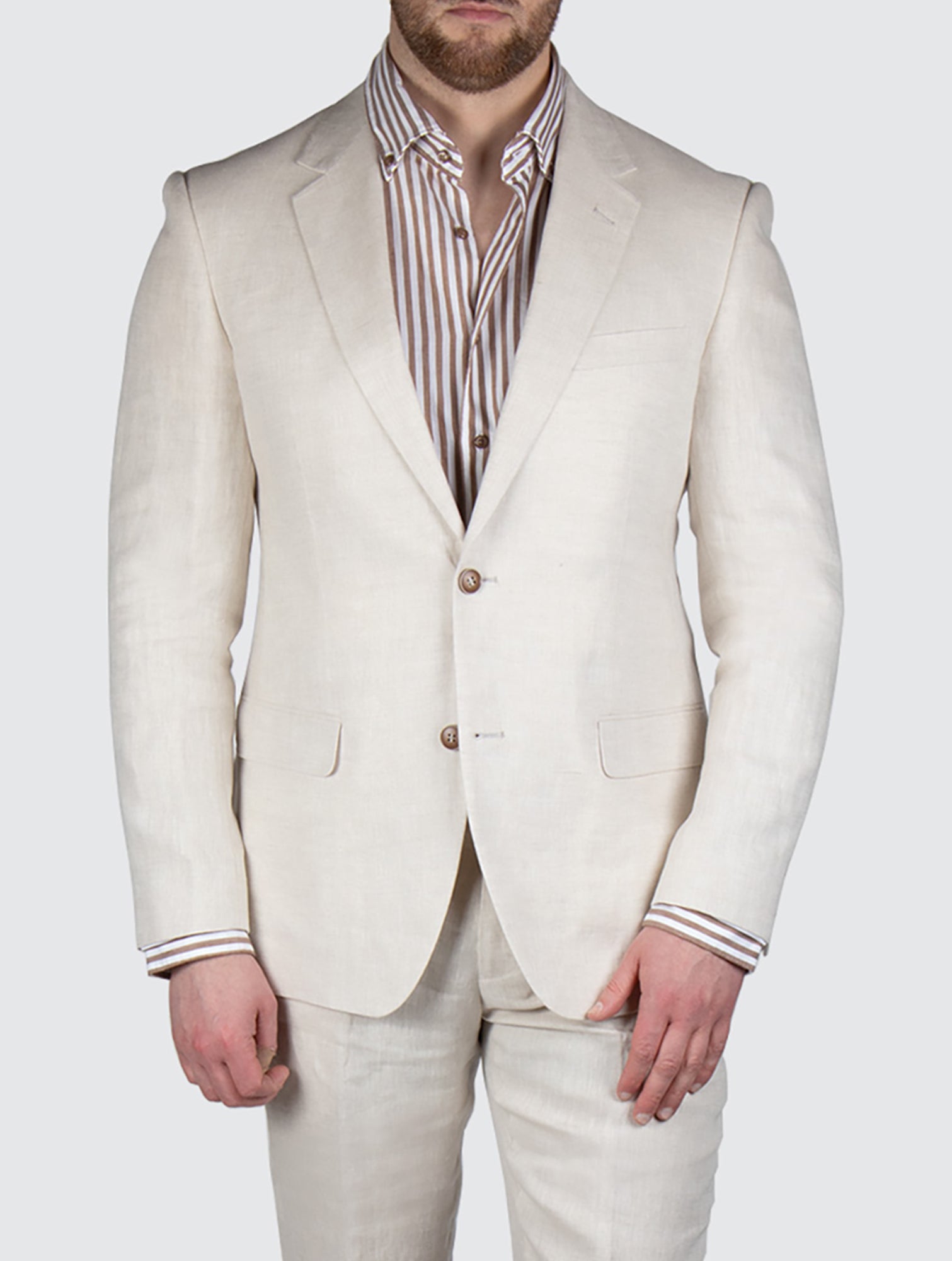 Routleys Shape Sand Linen Jacket – routleys.com.au